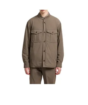 Emporio Armani Stand-collar Padded Overshirt