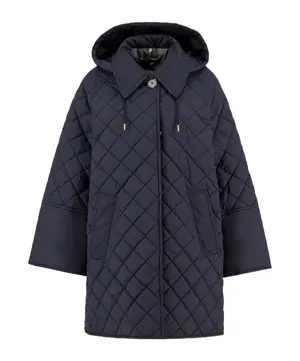 Barbour Long-sleeved Cotton-padded Jacket - Navy/ancient
