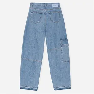 GANNI Embroidered Wide-leg Jeans