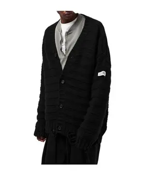MAISON MARGIELA Distressed V-neck Cardigan