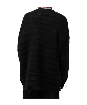 MAISON MARGIELA Distressed V-neck Cardigan