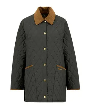 Barbour Quilted Jacket With Snap-button Front