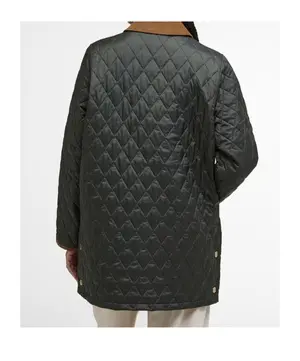 Barbour Quilted Jacket With Snap-button Front