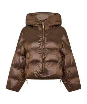 Max Mara Short Puffer Jacket - Brown