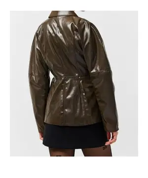 GANNI Patent Blazer