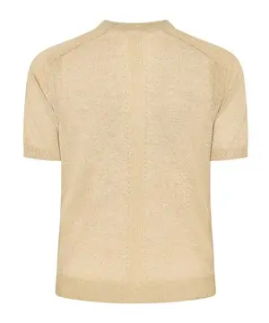 JOSEPH Crew Neck Short Sleeve T-shirt - Nude