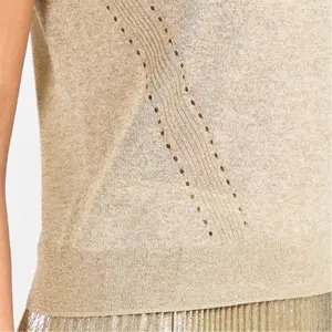 JOSEPH Crew Neck Short Sleeve T-shirt - Nude