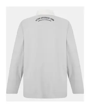 Acne Studios Long-sleeve Polo Shirt - White