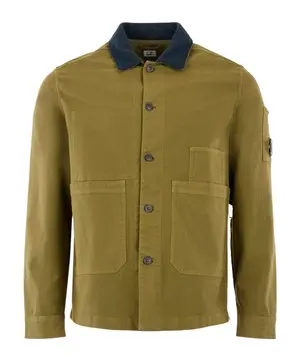 C.P. COMPANY Solid Color Button Overshirt