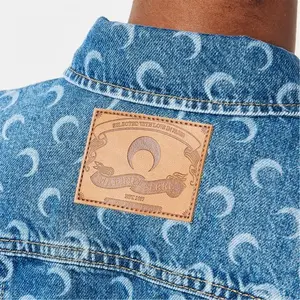 MARINE SERRE Moon Pattern Denim Jacket - No