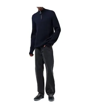 Dolce & Gabbana Ribbed Knit Quarter-zip Top