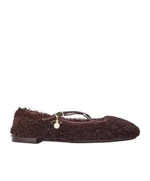 JIMMY CHOO Padded Ballet Shoes - Black