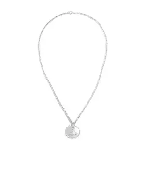 VIVIENNE WESTWOOD Viv Chester Pendant Necklace - White