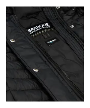 Barbour Quilted Cotton Long Sleeve Zip Up Jacket