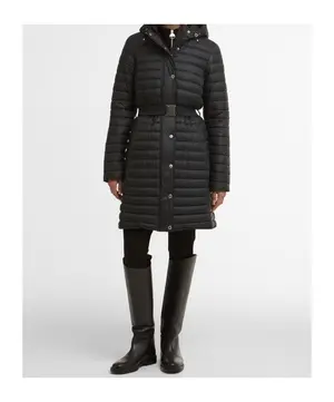 Barbour Quilted Cotton Long Sleeve Zip Up Jacket
