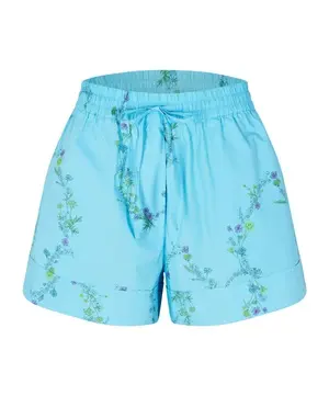 GANNI Printed Athletic Shorts
