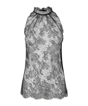 Alexander McQueen Lace Vest - Gray