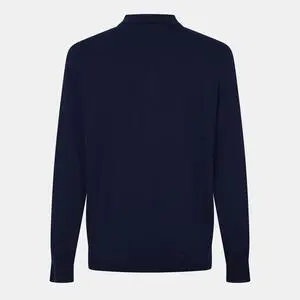 Polo Ralph Lauren Navy Long-sleeve Knit Polo