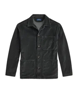 Polo Ralph Lauren Corduroy Lapel Workwear Jacket - Grey