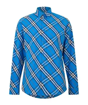 Burberry Patterned Long-sleeve Shirt