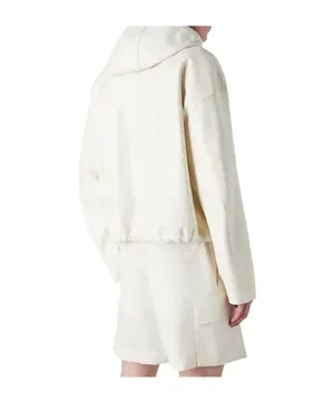 Emporio Armani Cropped Hooded Windbreaker