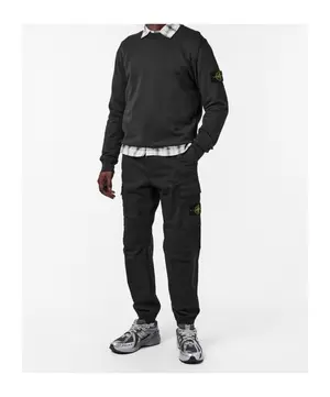 Stone Island Satin Cargo Trousers