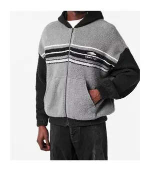 Balenciaga Zip-up Hoodie With Logo Detail