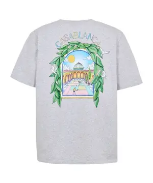 Casablanca Graphic Cotton L'arche Tennis Club T-shirt