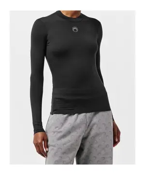 MARINE SERRE Moon Detail Long Sleeve T-shirt