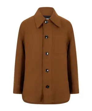 AMI Paris Fashionable Casual Coat - Brown