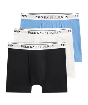Polo Ralph Lauren 3-pack Boxer Trunks - Black