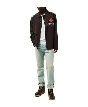 Kenzo Lapel Shirt-style Jacket With Floral Print