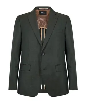 Hugo Boss Single-breasted Blazer - Black