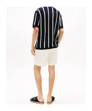 Tommy Hilfiger Vertical Stripe Short-sleeve Patterned Shirt
