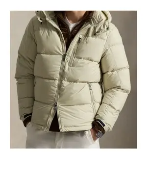 Polo Ralph Lauren El Cap Puffer Down Jacket With Detachable Hood - Nude