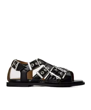 GANNI Ballet Pumps - Black