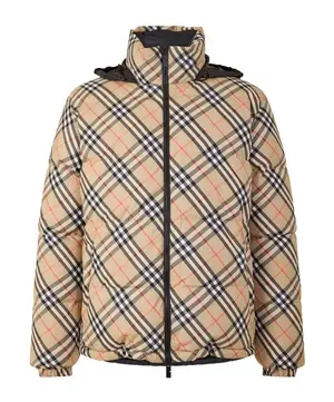 Burberry Check Down Jacket