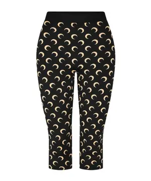 MARINE SERRE Moon Print Sports Shorts - Black