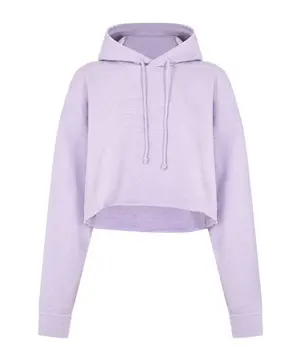 GANNI Cropped Logo Hoodie