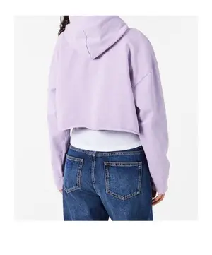GANNI Cropped Logo Hoodie