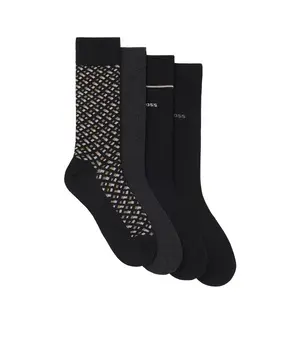 Hugo Boss Set Of Crew Socks - Black