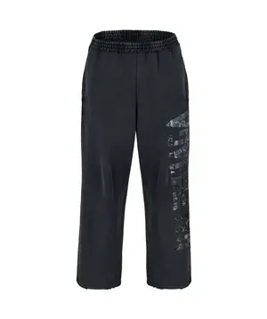 Balenciaga Wide Leg Trousers - Black