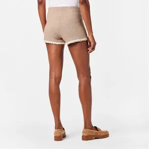 Posse Color-blocked Trim Shorts - Taupe