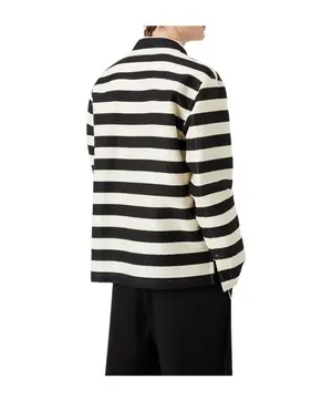 Emporio Armani Collared Zip-front Overshirt