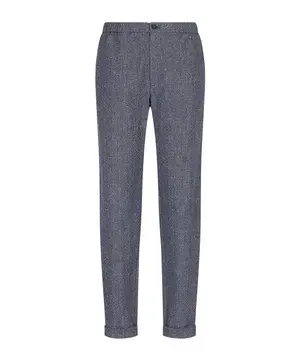 Emporio Armani Cuffed Pants For Men