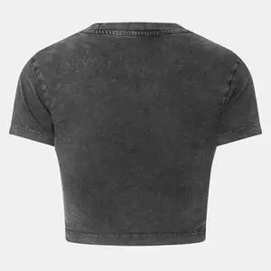 Off-White Cropped Crewneck T-shirt