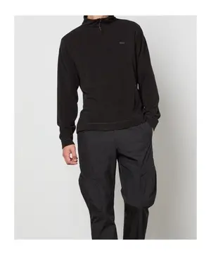 Rains High Neck Half-zip Sweater