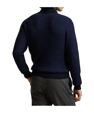Polo Ralph Lauren Half-zip Textured Knit Sweater