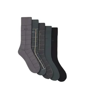 Hugo Boss 5 Pack Socks - Black