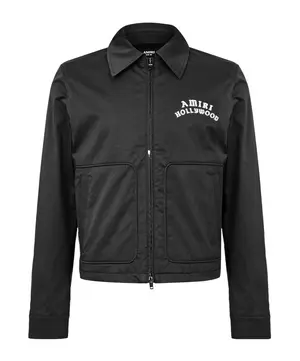 Amiri Zip-up Jacket With Embroidered Lettering